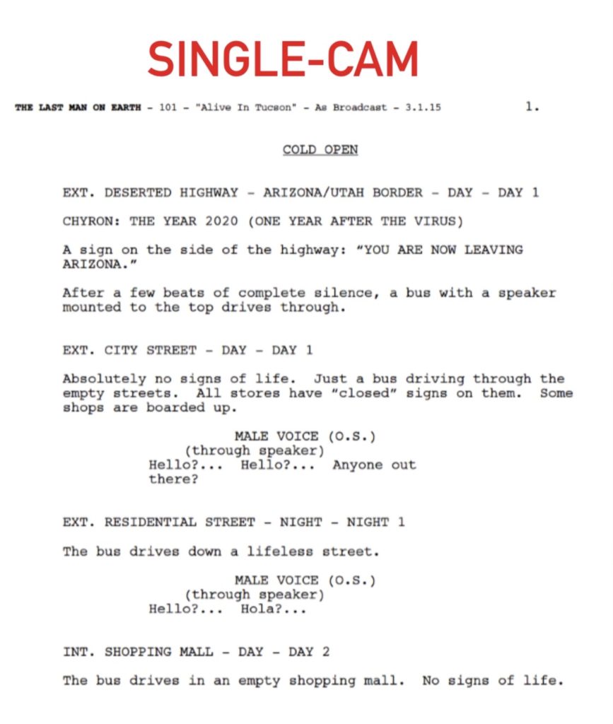 Terminology Tuesday - Single Vs. Multi-Cam - The Casting Director's Cut